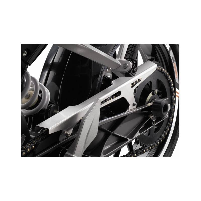 Chain guard stainless steel : - KTM Kuttler Motos